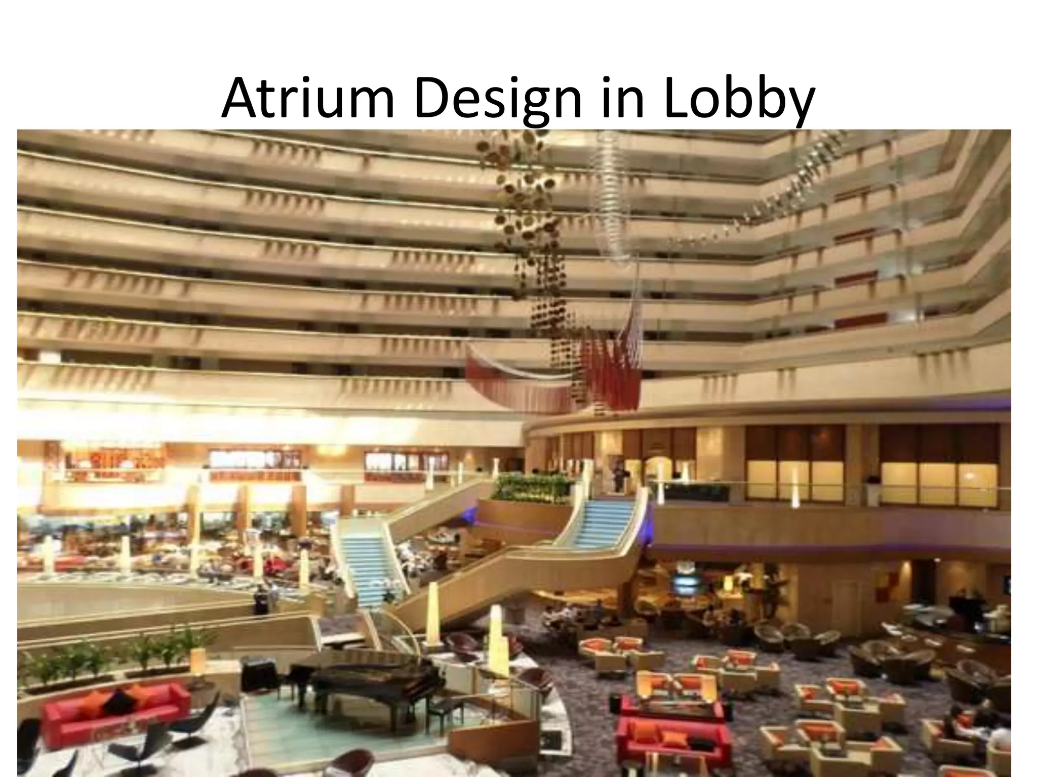 Hotel entrance, lobby layout; front office | PPTX
