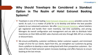 Hotel Extranet Booking System| Hotel Extranet .pptx