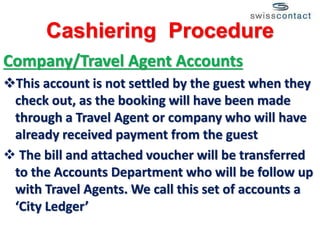 Hotel fo front office cashiering procedure | PPTX