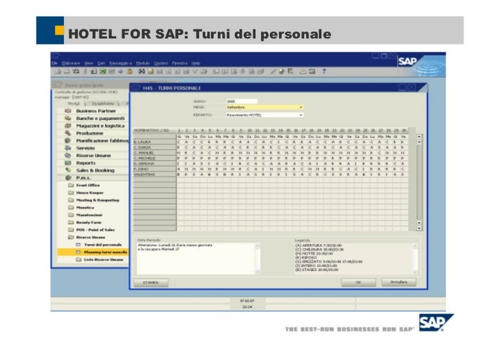 Hotel for sap