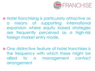 Hotel franchise | PDF