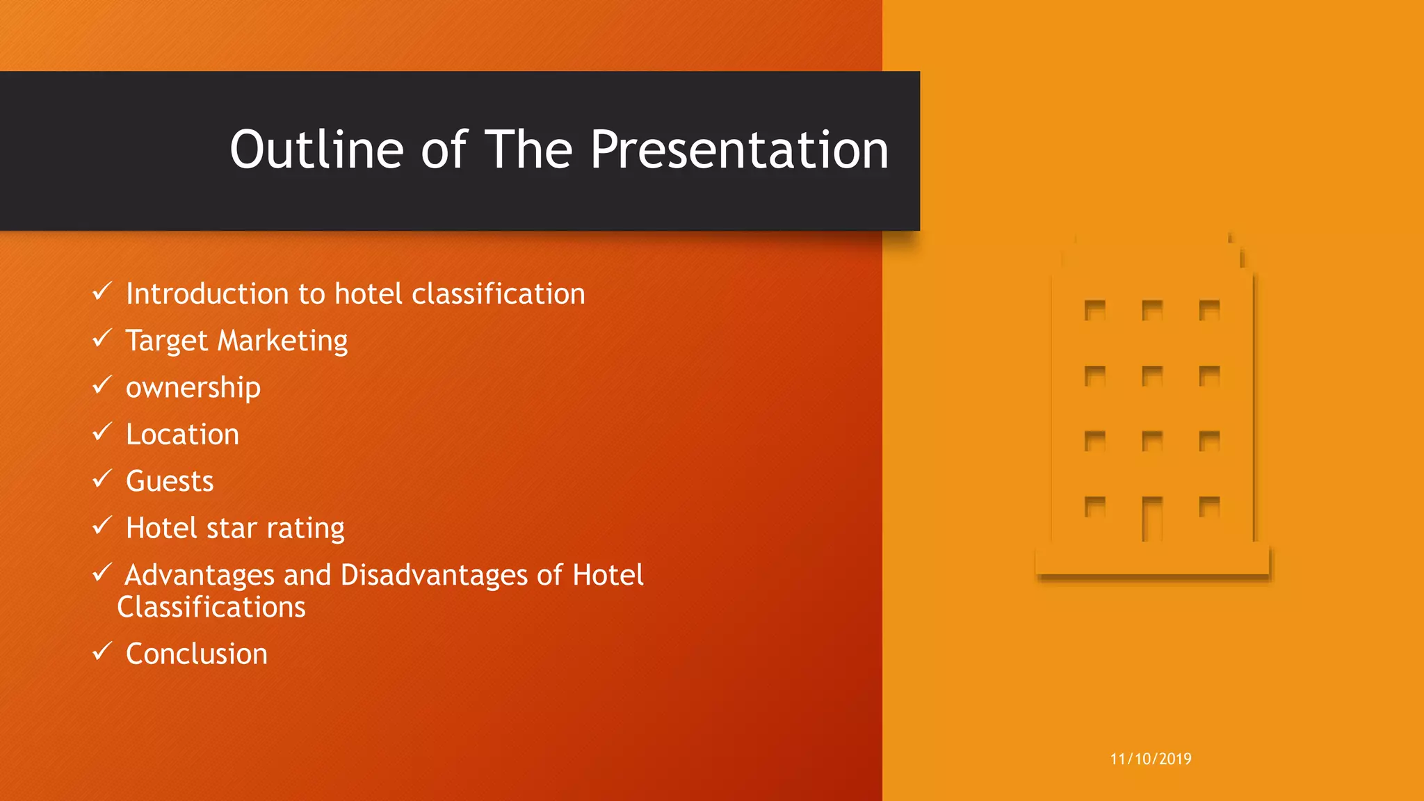 Classification of Hotel on the basis of target market, location, guests ...
