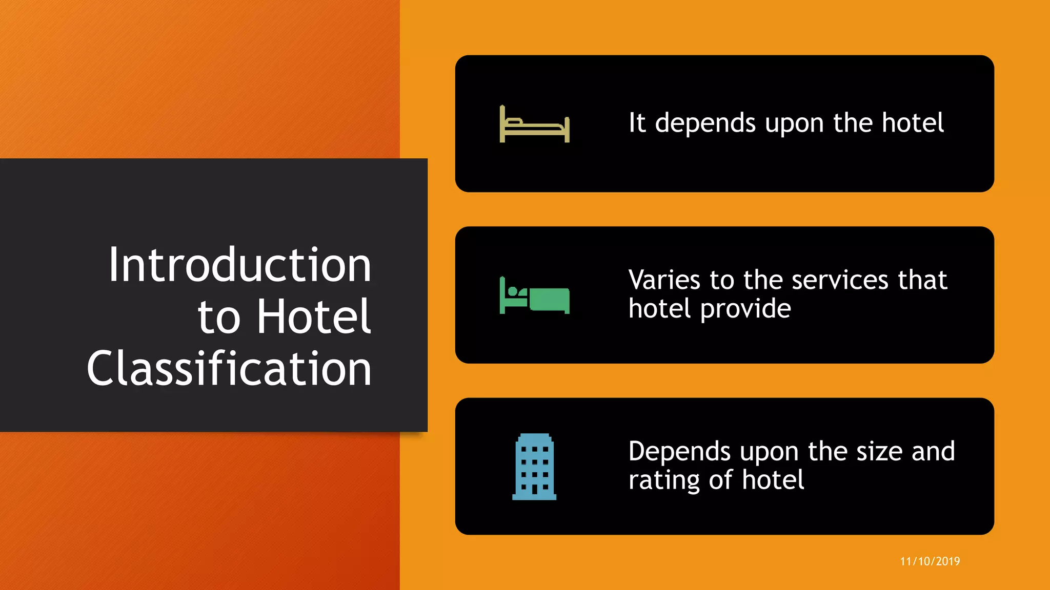 Classification of Hotel on the basis of target market, location, guests ...