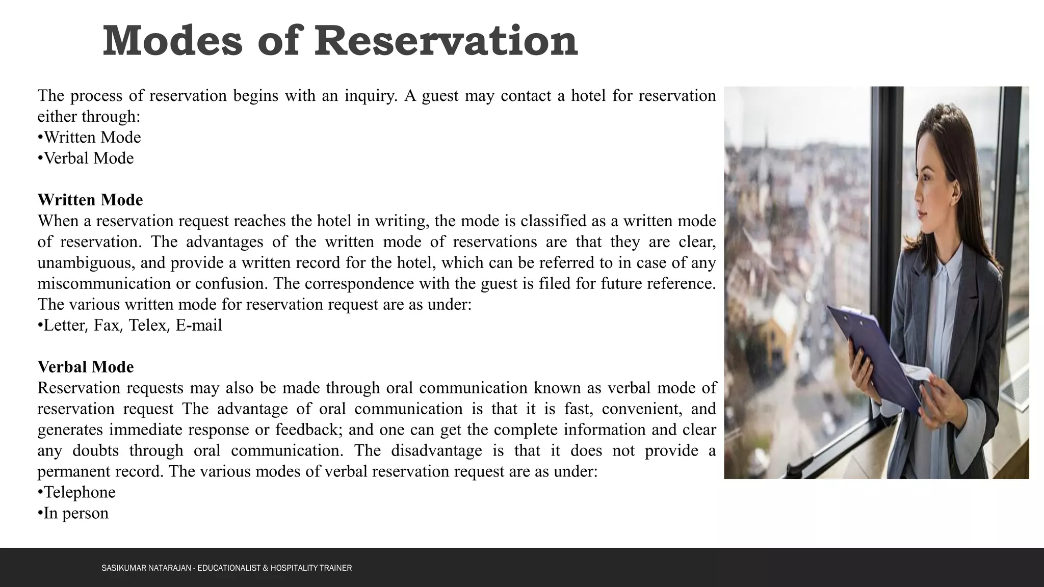 Hotel Front office- Reservation | PDF