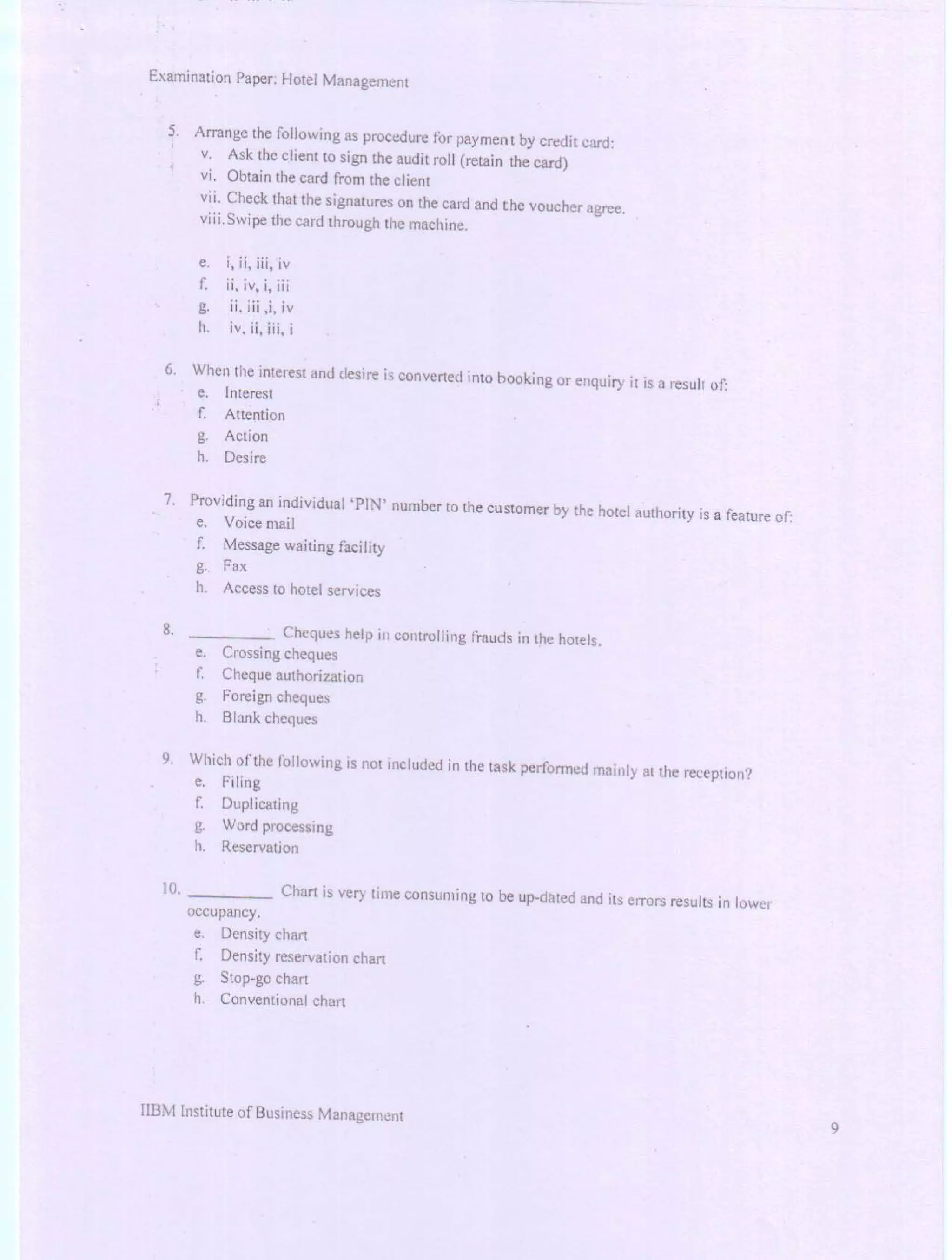 Hotel front office operations | PDF