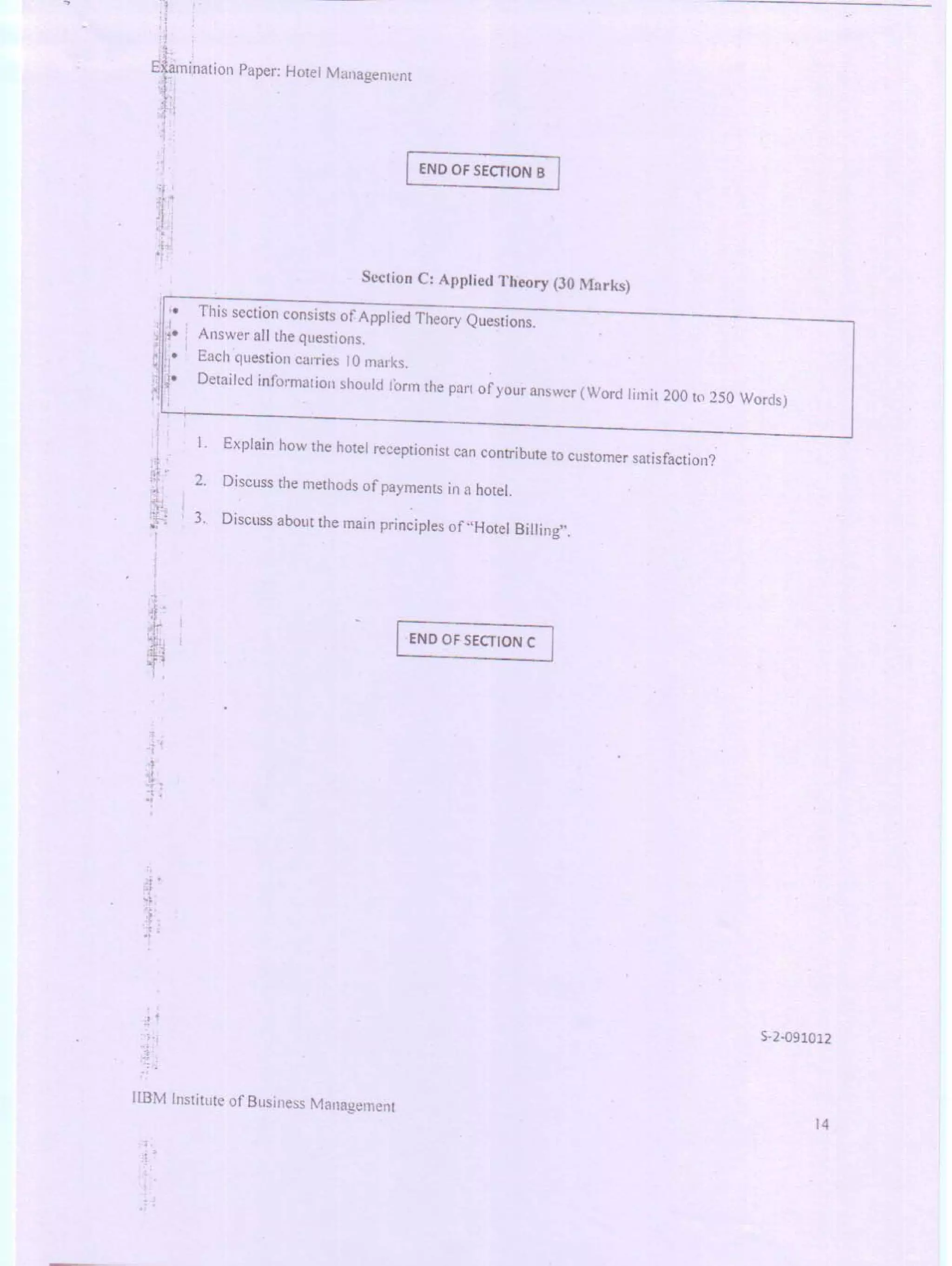 Hotel front office operations | PDF