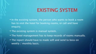 Hotel & guest house online registration system | PPTX