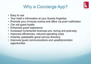 Hoteliapp - Hotel Guest Concierge Apps | PPTX