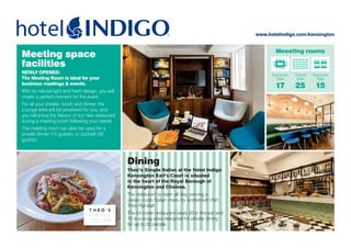Hotel indigo neighbourhood flyer | PDF