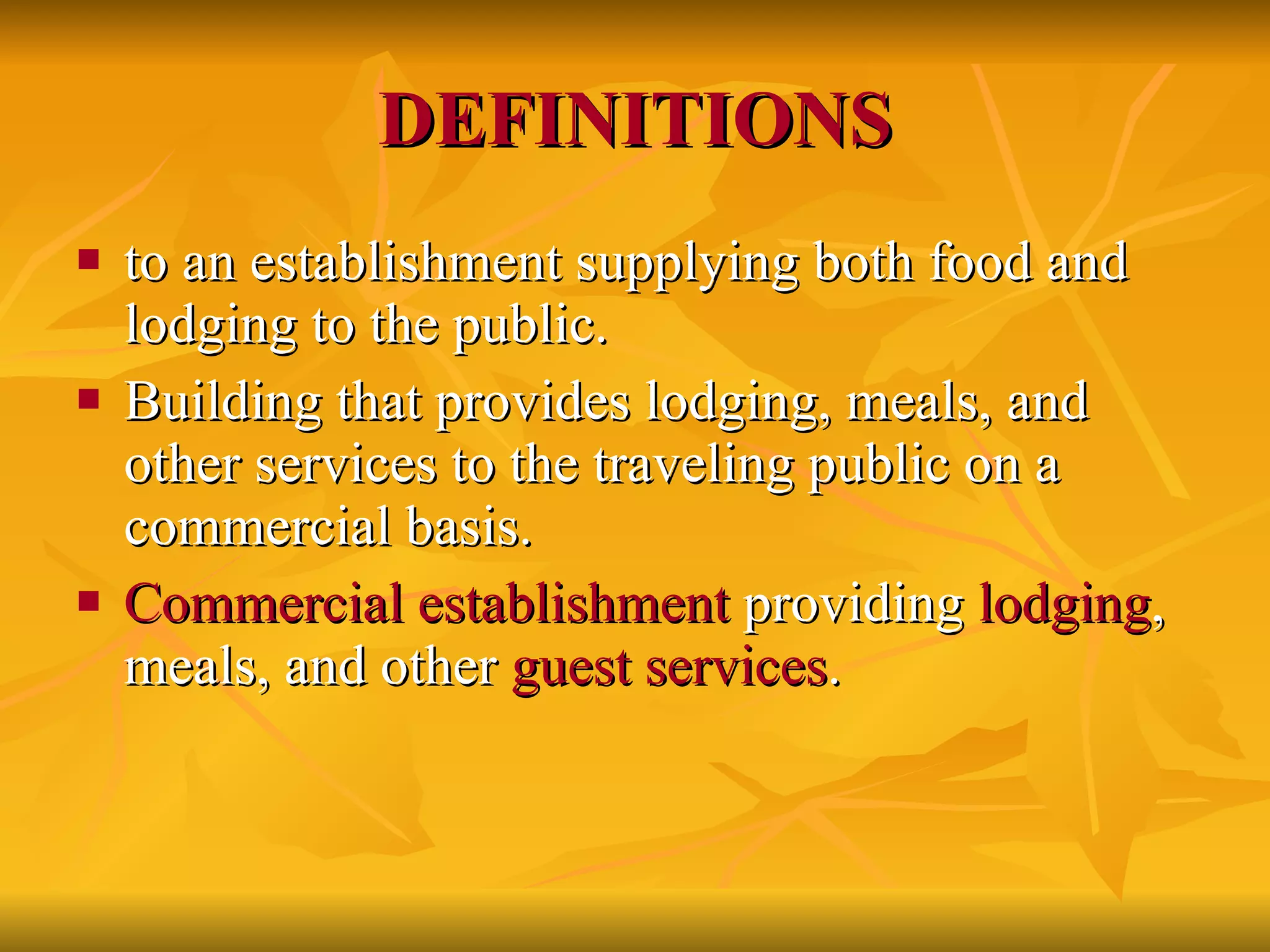 Hotel industry | PPT