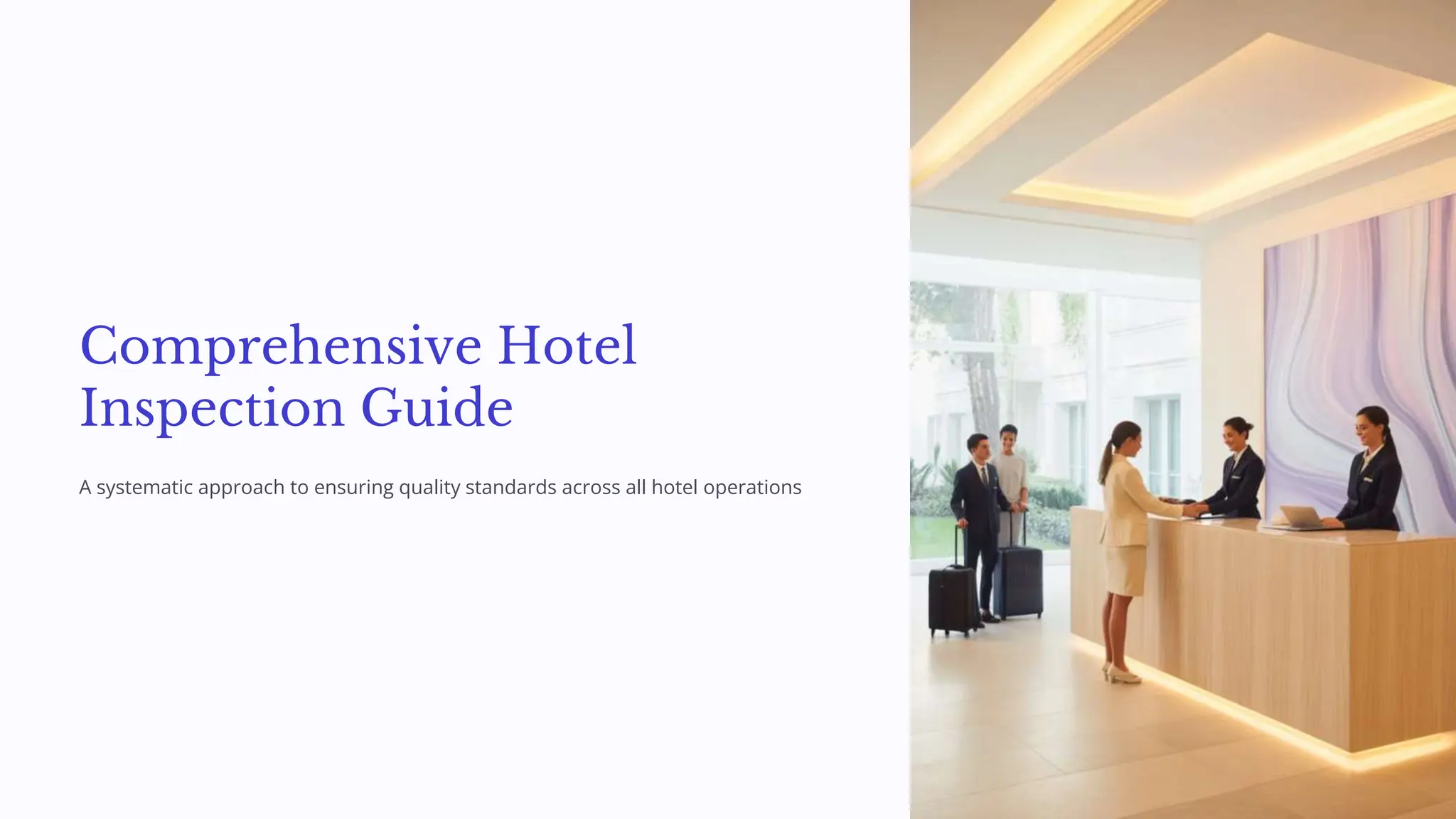 Hotel Inspection Checklist with eAuditor Audits & Inspections | PDF