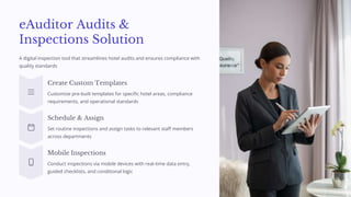 Hotel Inspection Checklist with eAuditor Audits & Inspections | PDF