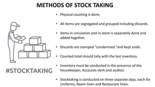 HOTEL LINEN ROOM-Efficient Linen Inventory Management in Hotel ...