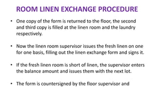 HOTEL LINEN ROOM-Efficient Linen Inventory Management in Hotel ...