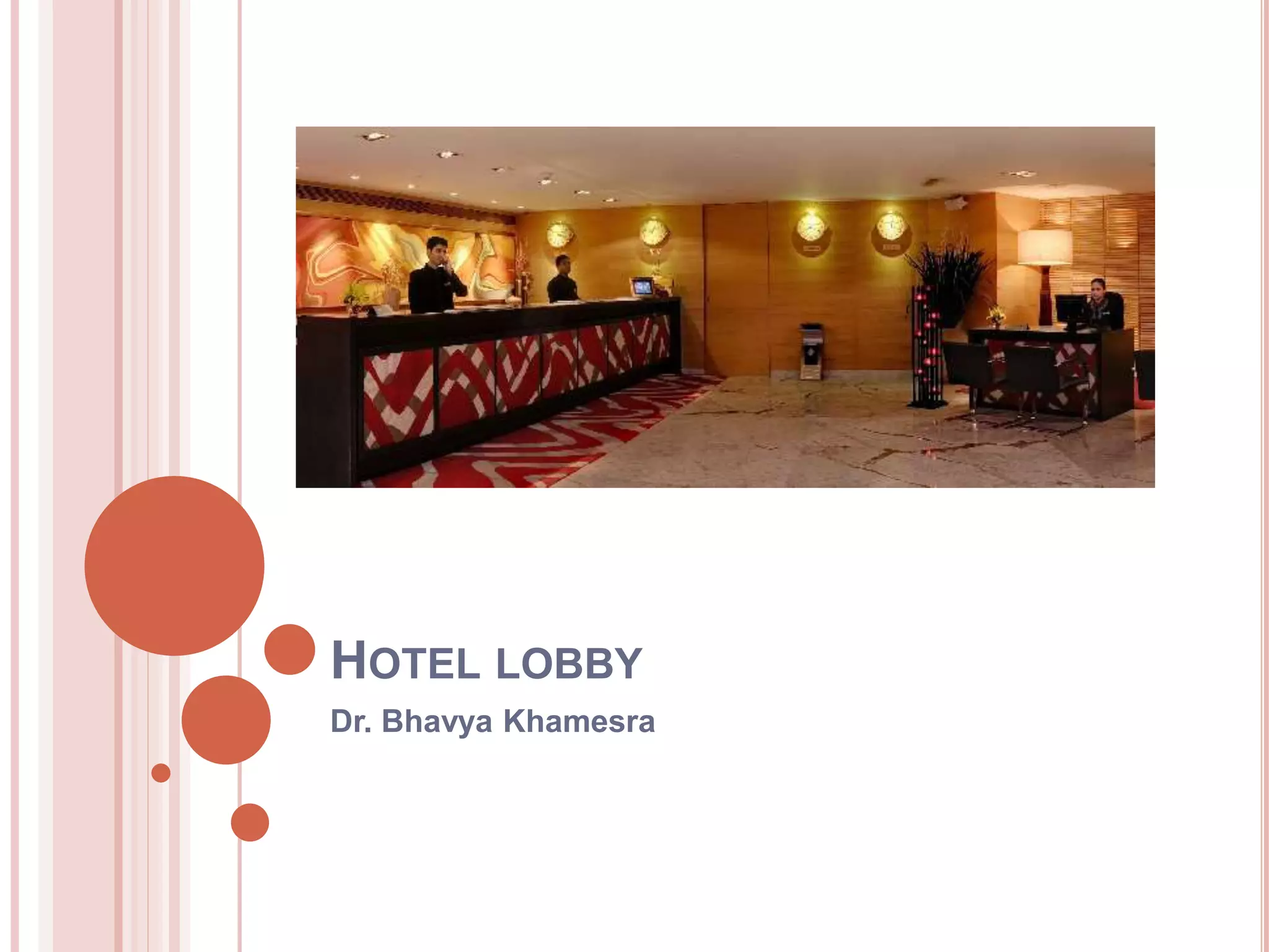 Hotel lobby | PPTX
