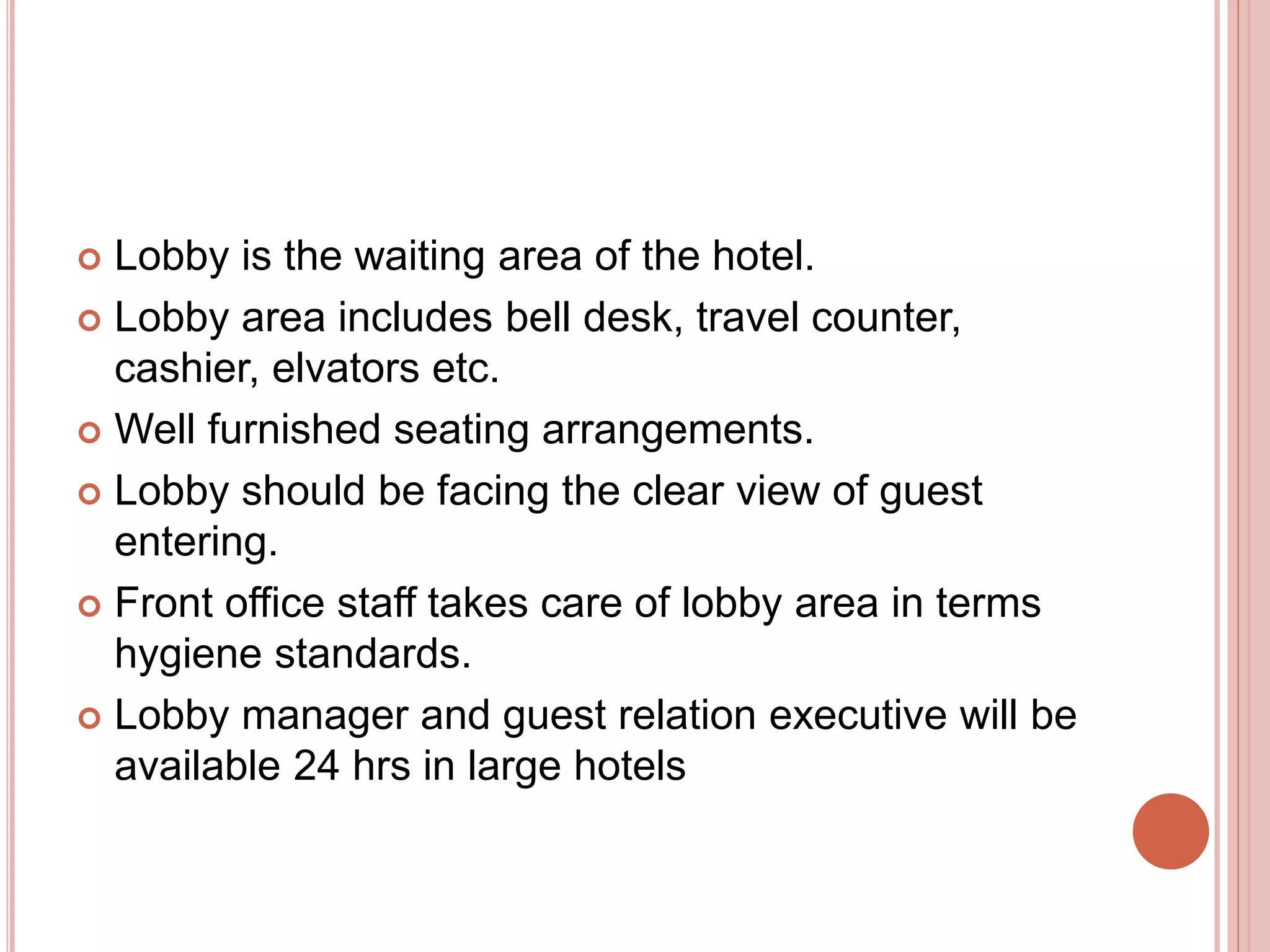 Hotel lobby | PPTX