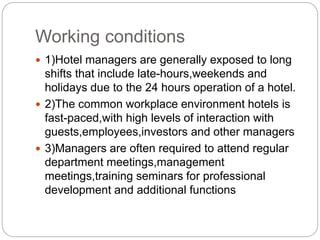 Hotel management | PPTX