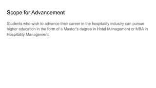 Hotel Management Course | PDF