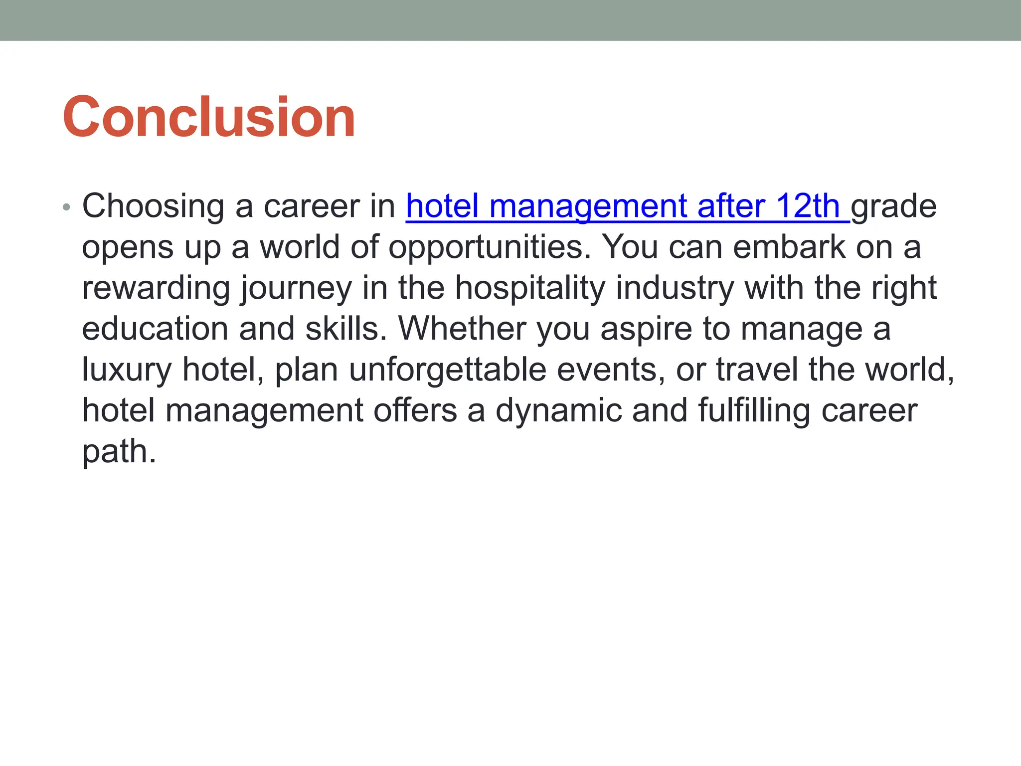 Hotel Management Courses After 12th.pptx