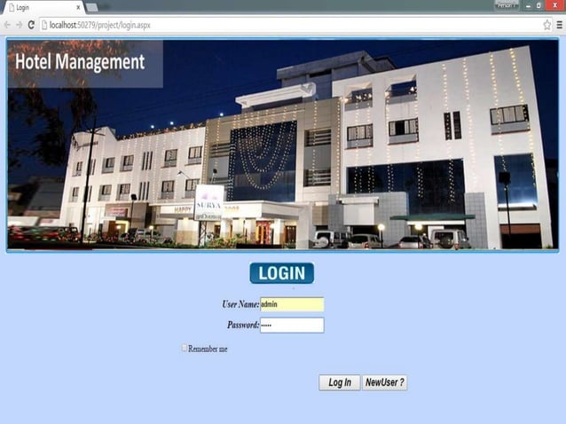 Hotel Management_MiniProject | PPTX