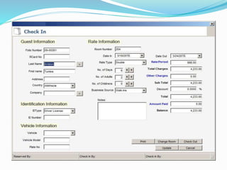 Hotel management system presentation | PPTX