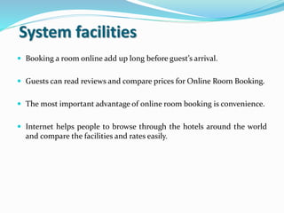 Hotel management system presentation | PPTX