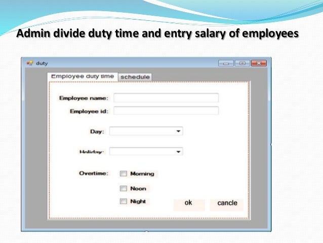 Hotel management system presentation
