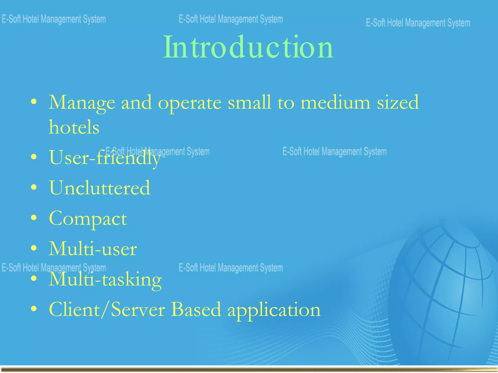 Hotel Management System | PPT