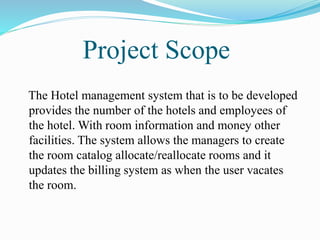 Hotel management system | PPTX