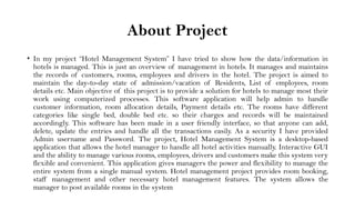 Hotel Management System...............pptx