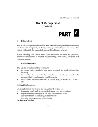 Hotel management xii | PDF