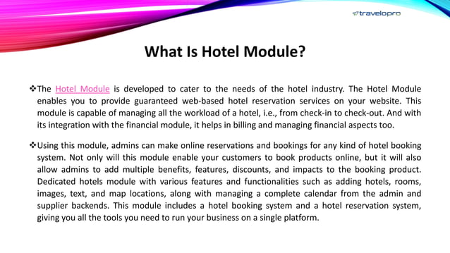 Hotel Module | Hotel Booking Module.pptx