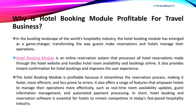 Hotel Module | Hotel Booking Module.pptx