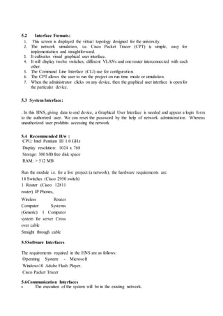 Hotel network scenario implementation by using cisco packet tracer | DOCX