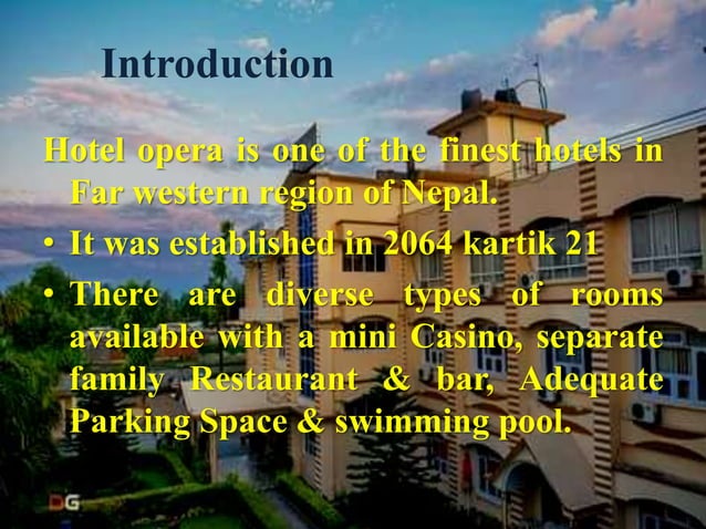 Hotel opera pvt ltd | PPT