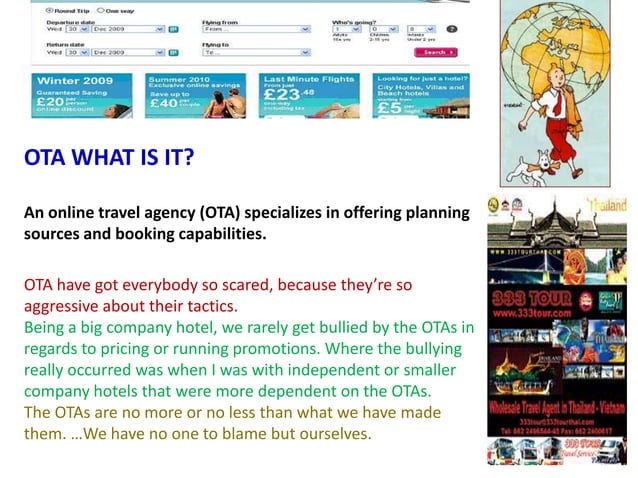 HOTEL AND OTA RELATIONSHIP | PPTX