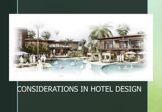 Architectural Design Concept for a budget hotel | PDF