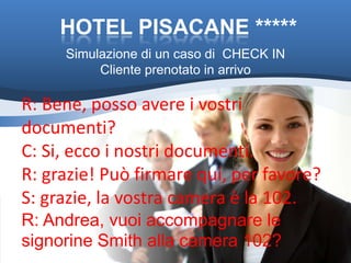 Hotel Pisacane dialogo check in | PPT