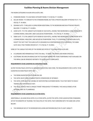 Hotel planning | PDF