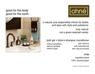 Hotel Bath Product Overview | PDF