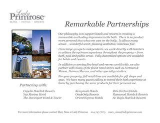 Lady Primrose's for Hotels & Resorts | PDF | Herbs and Supplements ...