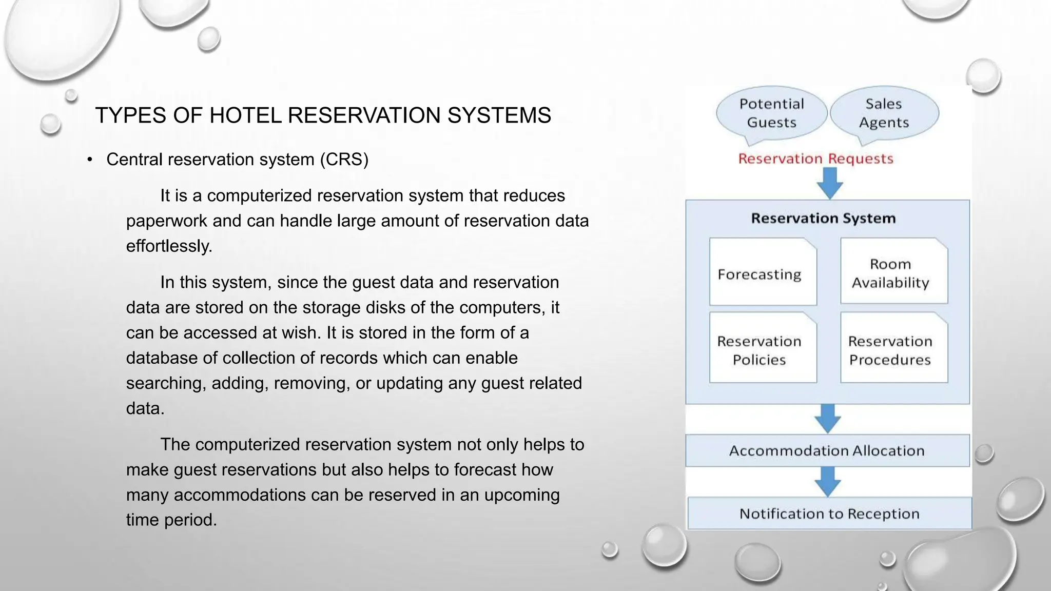 hotel reservation management information | PPTX