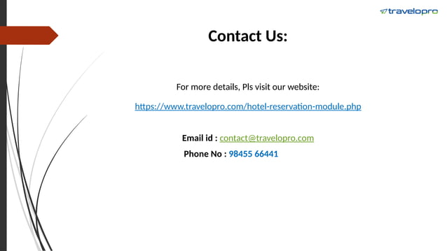 Hotel Reservation Module | Hotel Reservation Booking.pptx