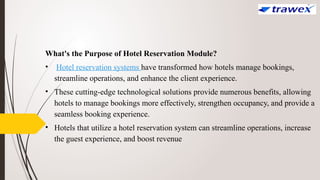 Hotel Reservation Module | PPT