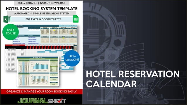 Hotel Reservation Management Spreadsheet Slides | PDF