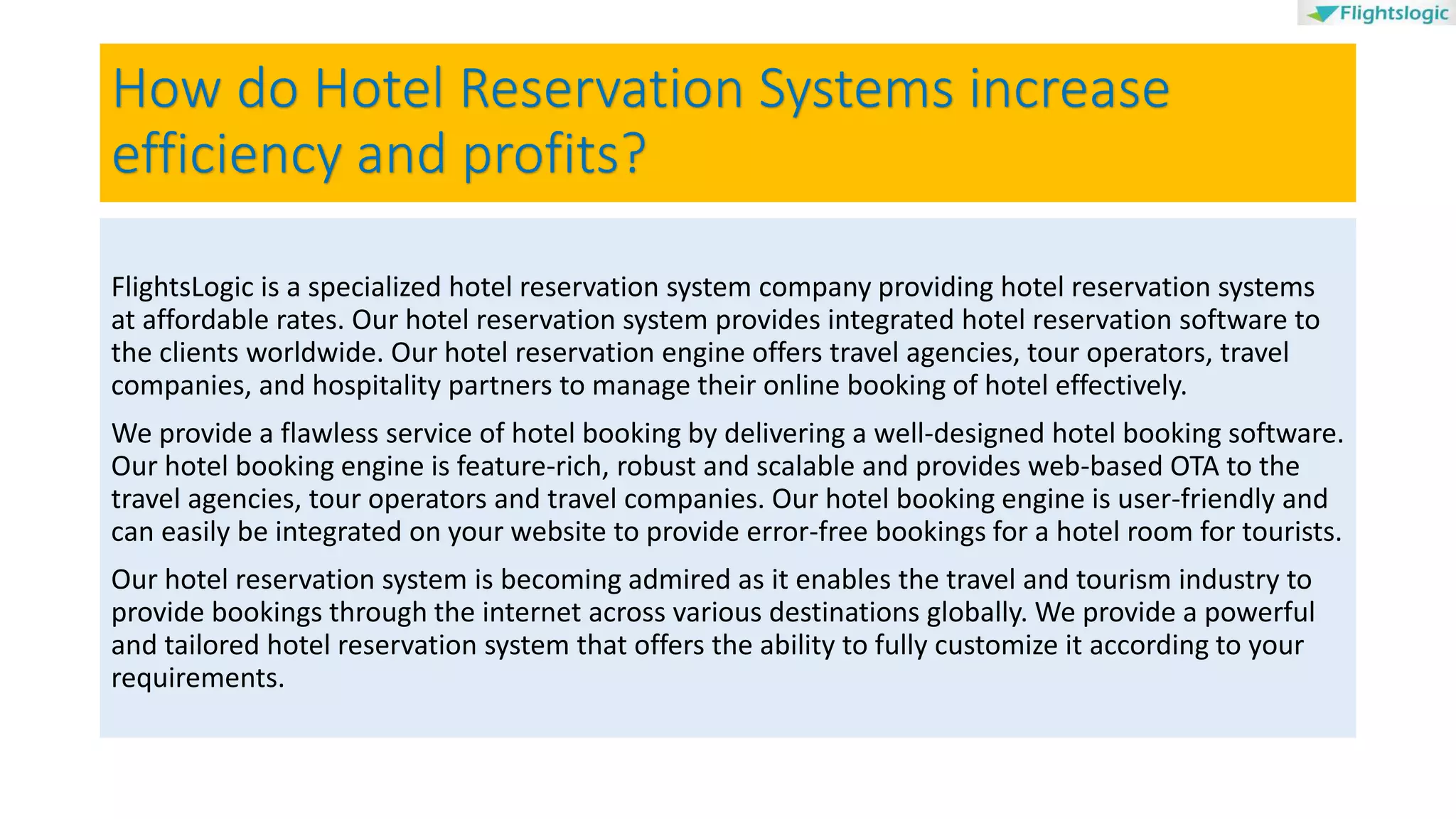 Hotel Reservation System | Hotel Booking Website | PDF