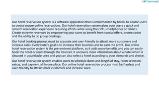 Hotel Reservation System | Hotel Booking Website | PDF