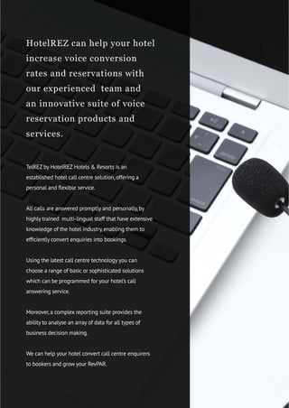 TelREZ Hotel Reservations - Call Centre Solution | PDF | Free Download