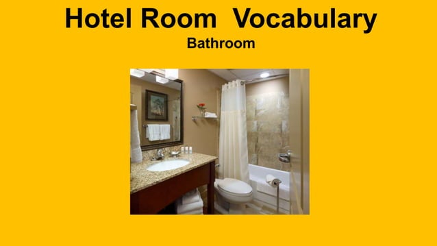 Hotel room vocabulary | PPTX