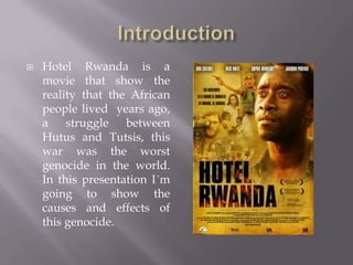 Hotel rwanda | PPTX